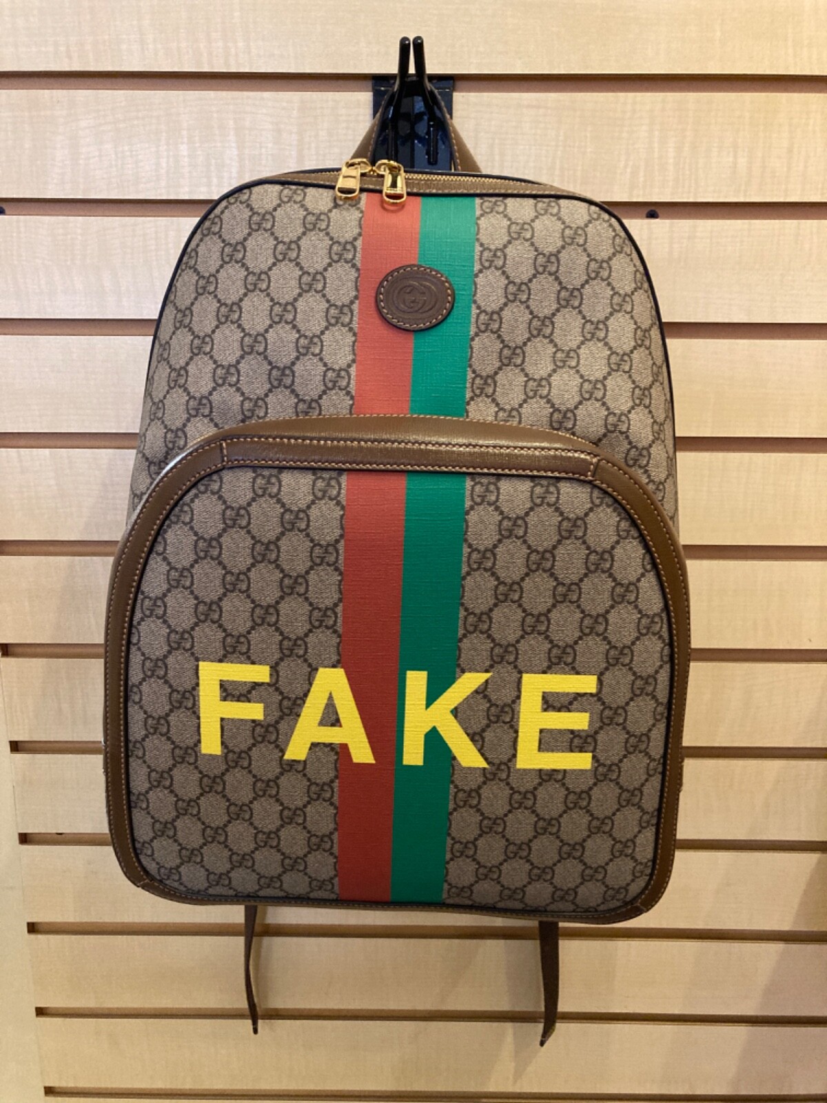 Gucci GG Supreme Canvas Fake Not Fake Collection Back… - Gem
