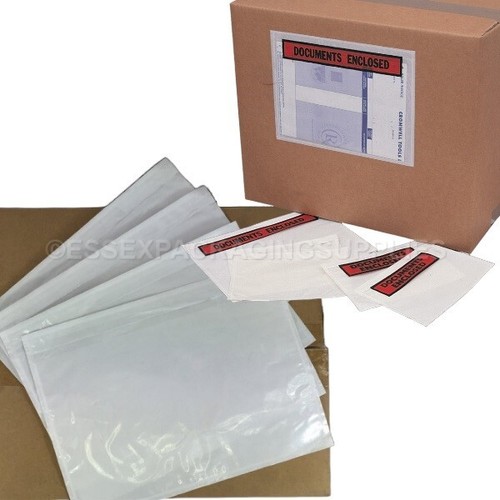 INVOICE WALLETS DOCUMENT ENCLOSED PLAIN & PRINTED CLEAR A5|6|7 | eBay UK