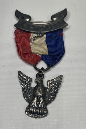 Vintage Sterling Silver Boy Scout America BSA Eagle Scout Medal - Robbins Type 4 | eBay