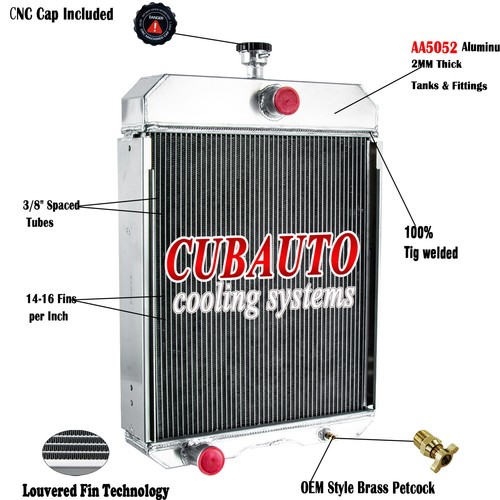 Tractor Aluminum Radiator For IH Farmall 460 560 # 370414R1/370413R92 ...