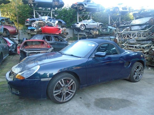 PORSCHE BOXSTER 986 OCEAN BLUE N/S LEFT SIDE BARE DOOR SHELL W633 ULA ...