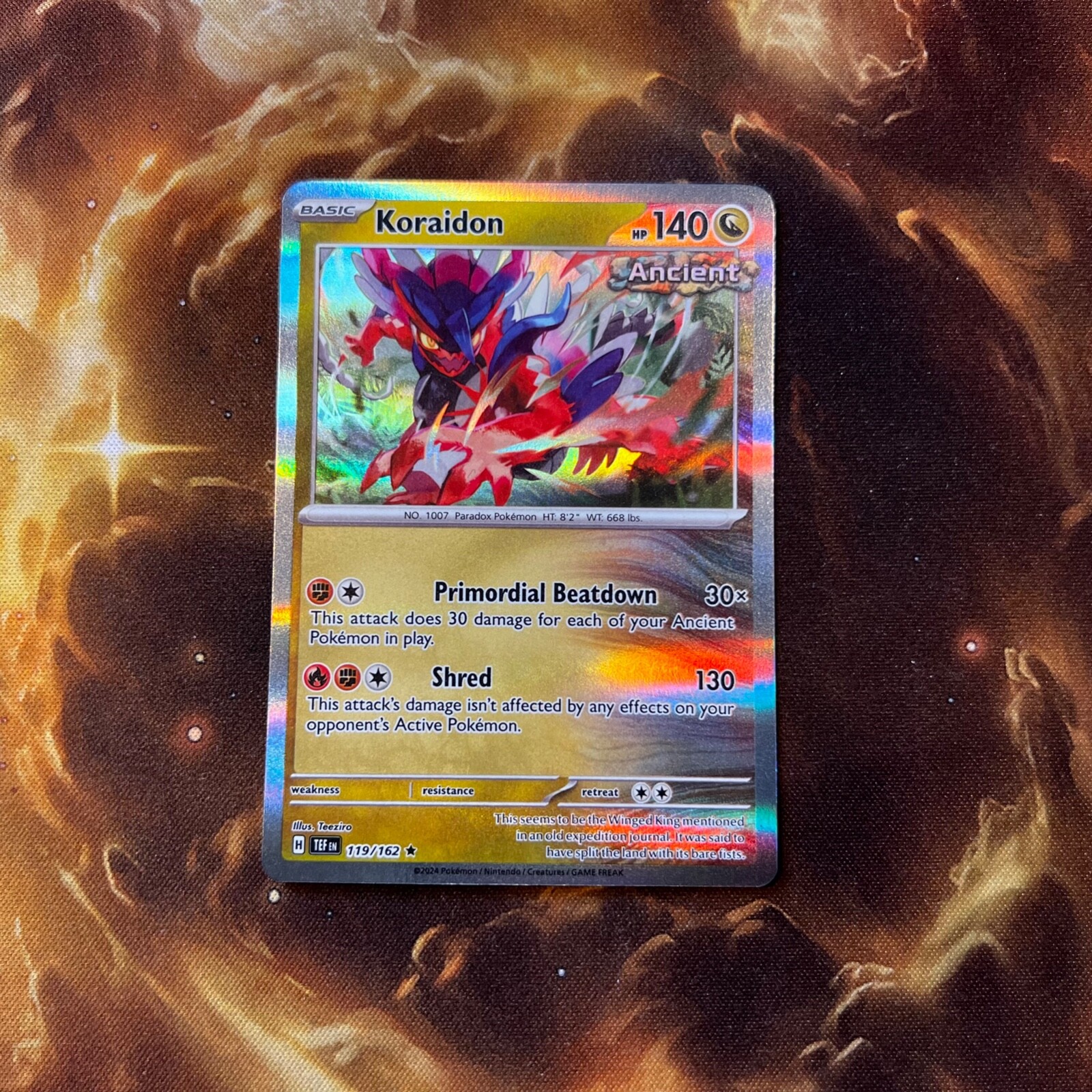 Koraidon - Holo Rare - Temporal Forces TEF Pokemon TCG Card | eBay
