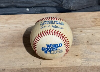 1983 MLB Official World Series Baseball Ball Phillies vs Orioles | eBay