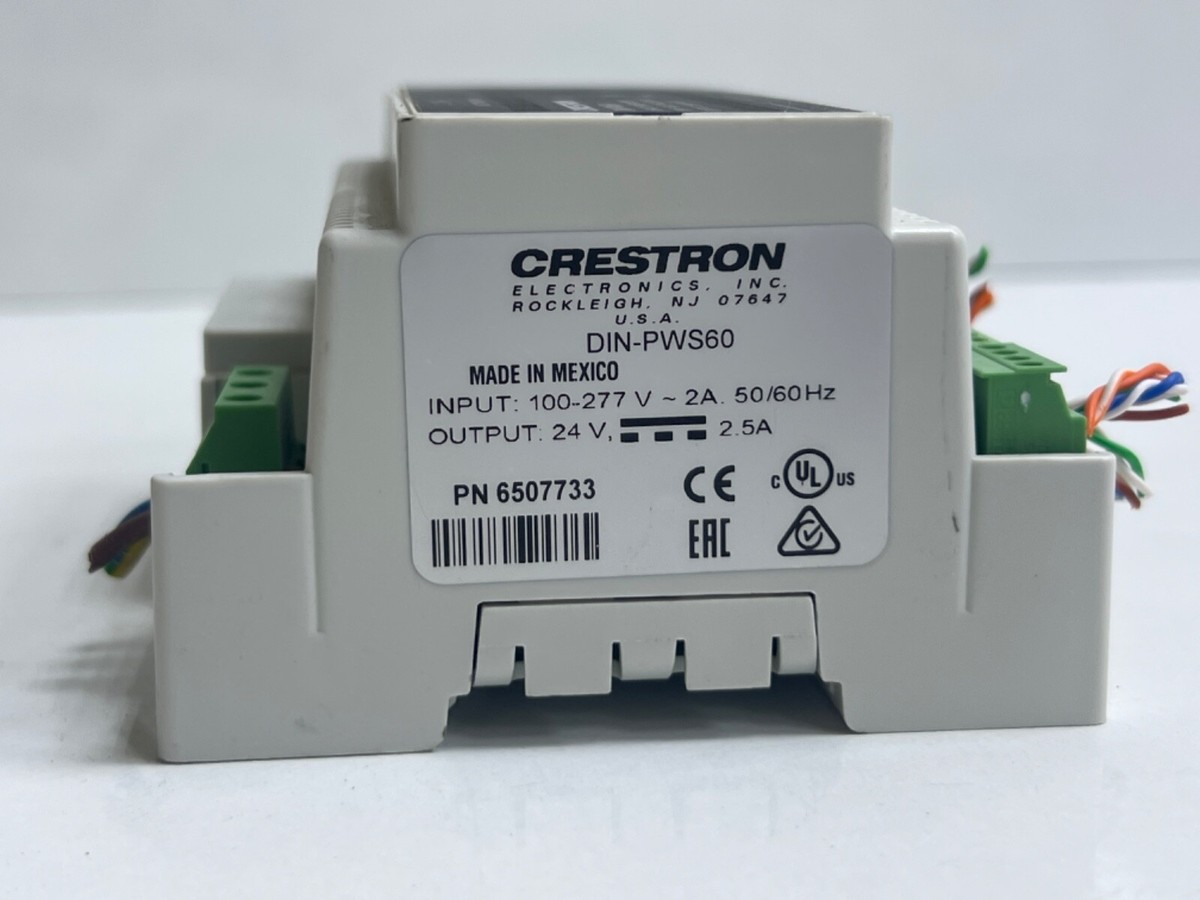 Crestron Din Rail 60 Watt Cresnet Power Supplydinpws60 Home