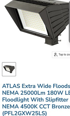 Atlas Extra Wide Floodlights, NEMA 25000Lm 180W LED Floodlight ...