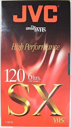 JVC High Performance T-120 SX Blank VHS SP 120 Min EP 6 HRS for sale ...