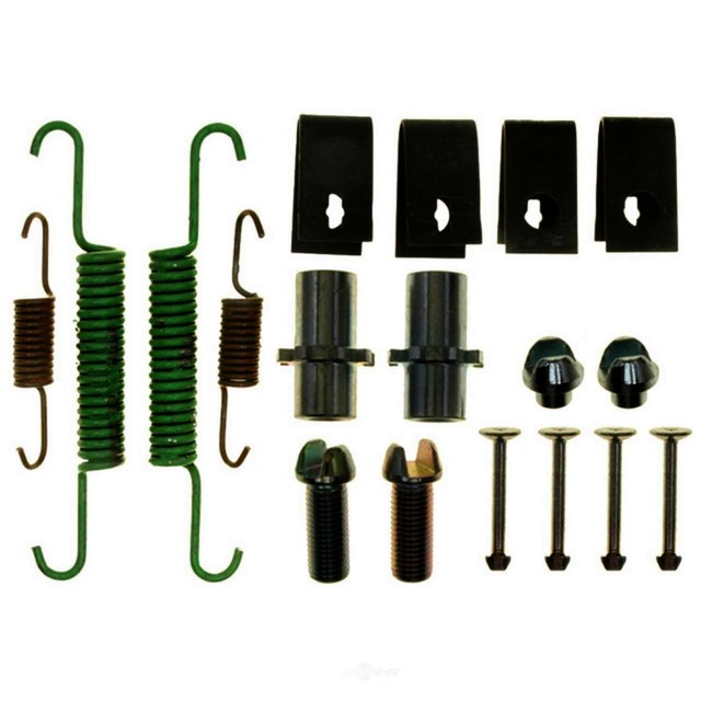 Parking Brake Hardware Kit-with Springs, Adjusters, Pins, and Retainers ...