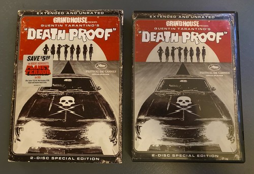 Death Proof DVD With Slipcover 2007 Grindhouse Quentin Taratino 2-Disc ...