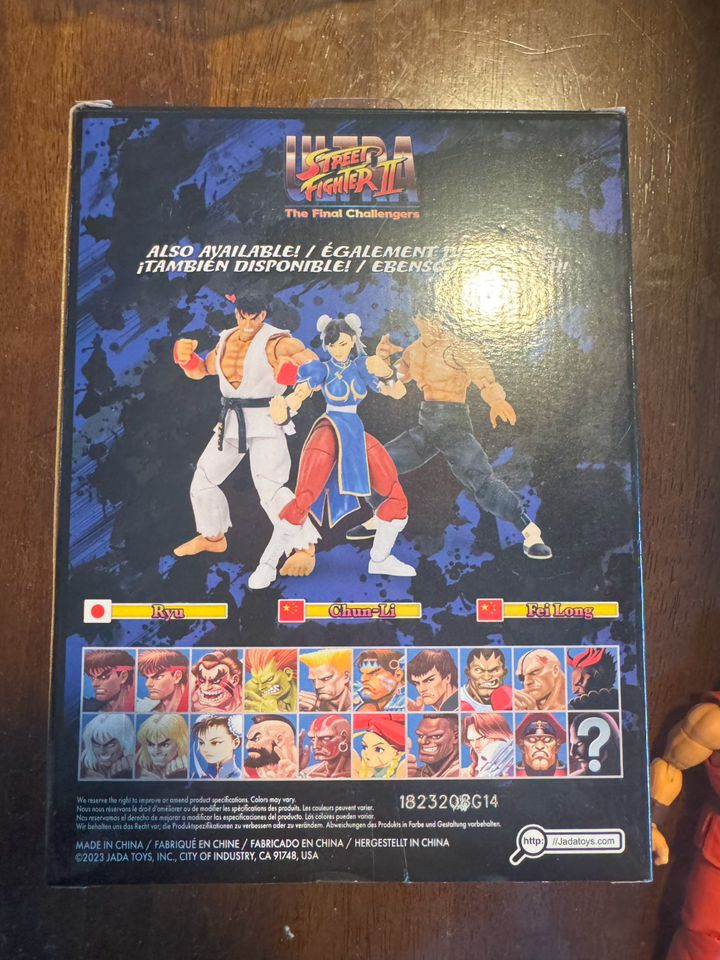 JADA toys street fighter Lot 1/12 Action Figure Collection Ken Chun-Li ...