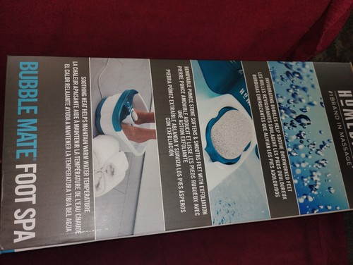 HoMedics Bubble Mate Foot Spa, Toe Touch Foot Bath, Removable Stone NEW ...