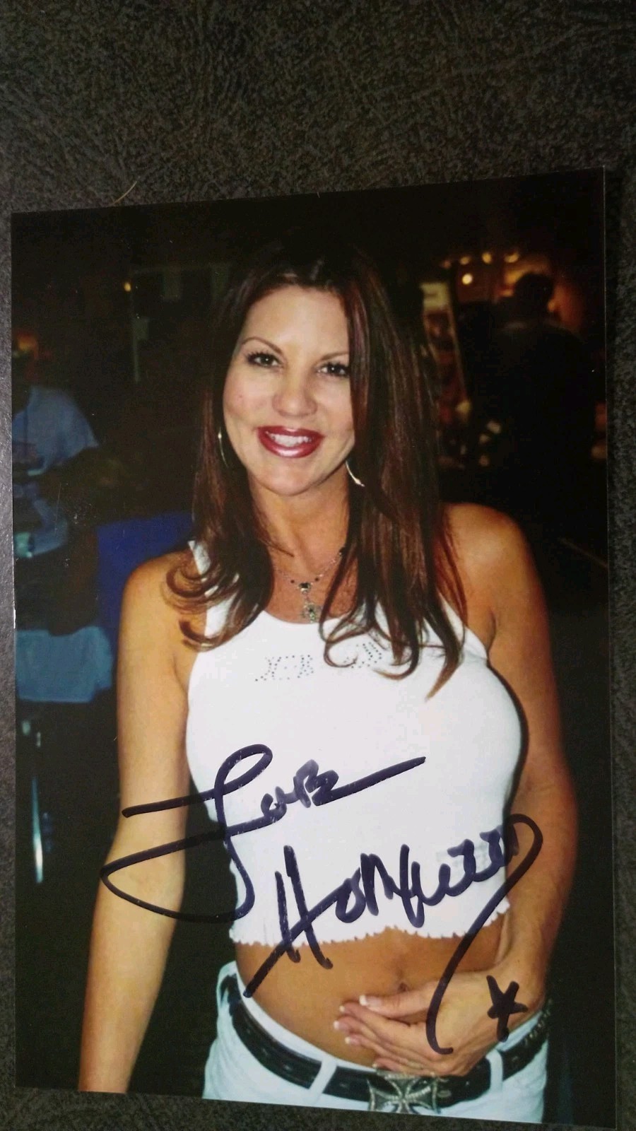HOLLYWOOD JEANNE BASONE 2 Hand Signed Autograph Photo -STUNTS & MODEL ...