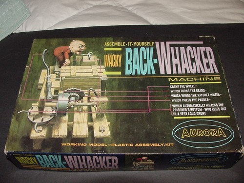 AURORA WACKY BACK-WHACKER MACHINE MODEL BOX ONLY NO KIT | eBay