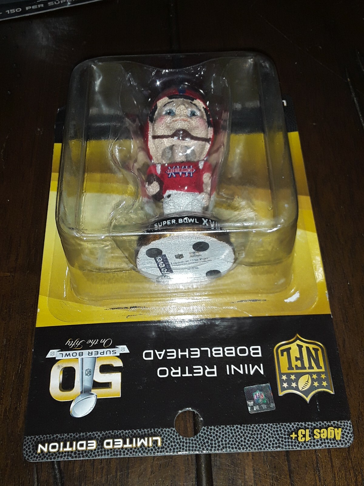 Lot of 4 NFL Mini Retro Bobbleheads Super Bowl (Limited Ed) Only 150 ...