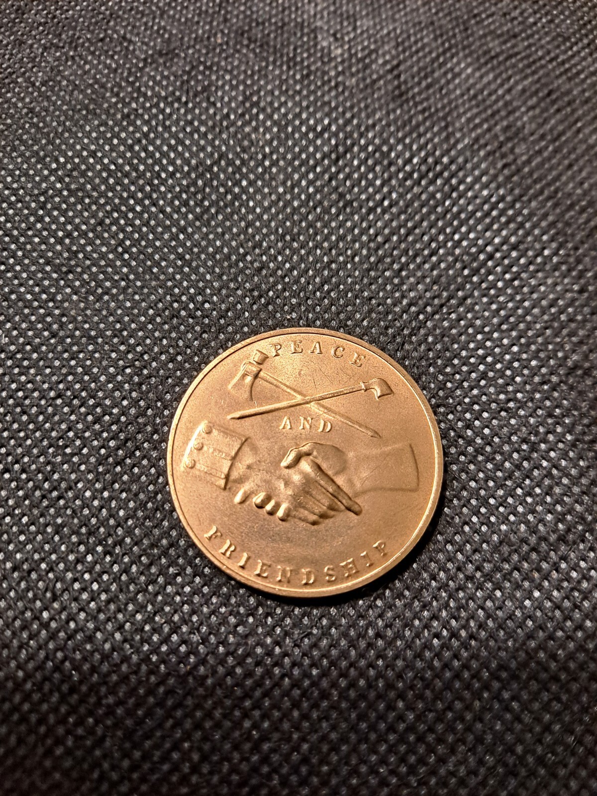 GEORGE WASHINGTON PEACE AND FRIENDSHIP TOKEN! e5841XSS12 | eBay