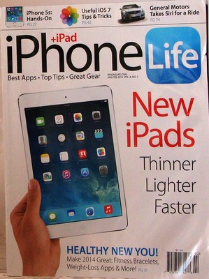 iPHONE LIFE Magazine + iPad New iPads 2014 Fitness Bracelets Weight ...