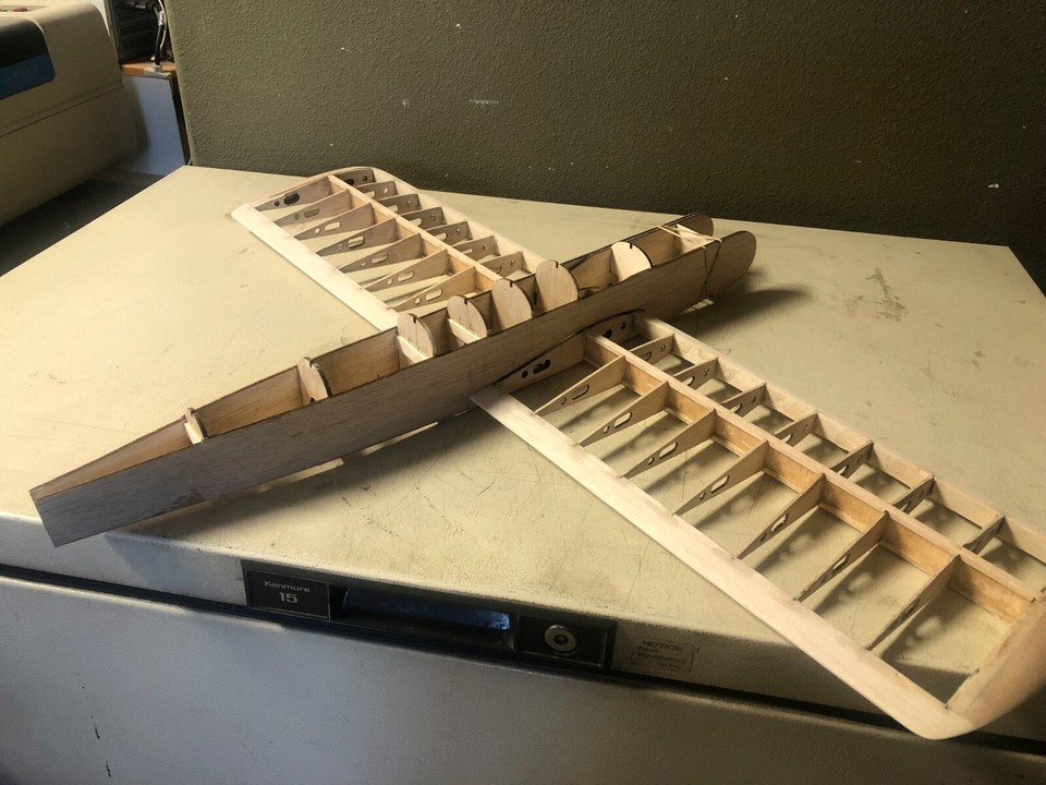 VECO BRAVE Control Line Airplane Laser Cut Short Kit 19-35 Engine ...