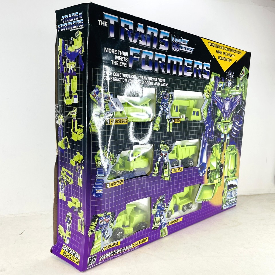 Transformers G1 Constructicon Devastator Transforming Toy Figures Re ...
