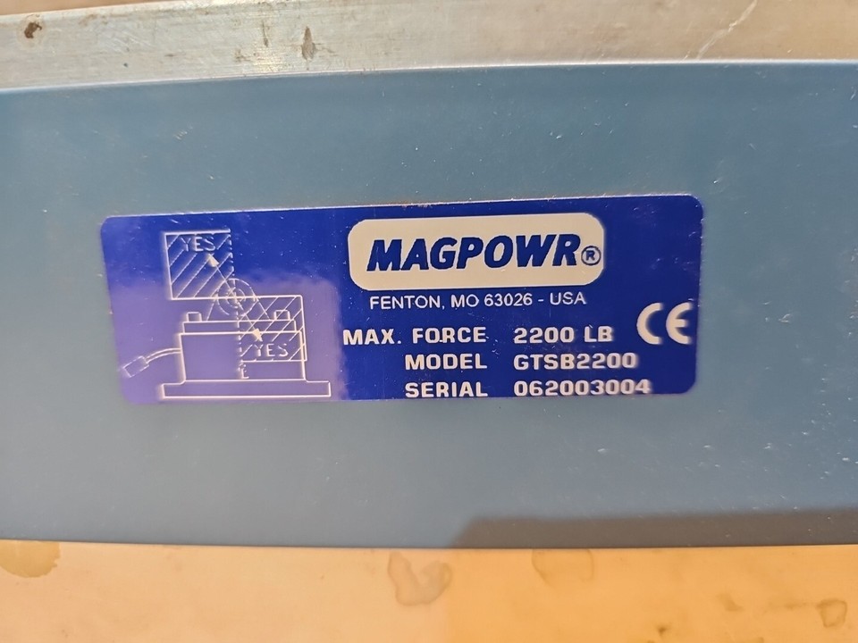 MAXCESS INTERNATIONAL MAGPOWER,GTSB2200 LOAD CELL 2200lb ☆NEW SURPLUS ...