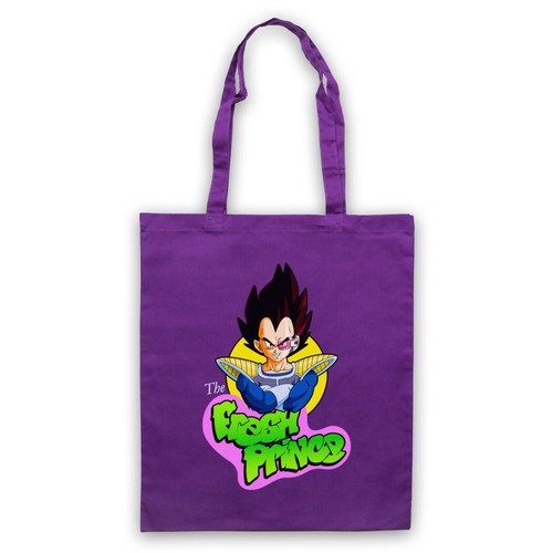 DRAGON FRESH PRINCE BALL OF PLANET VEGETA DBZ SUPER SAIYAN CANVAS TOTE ...