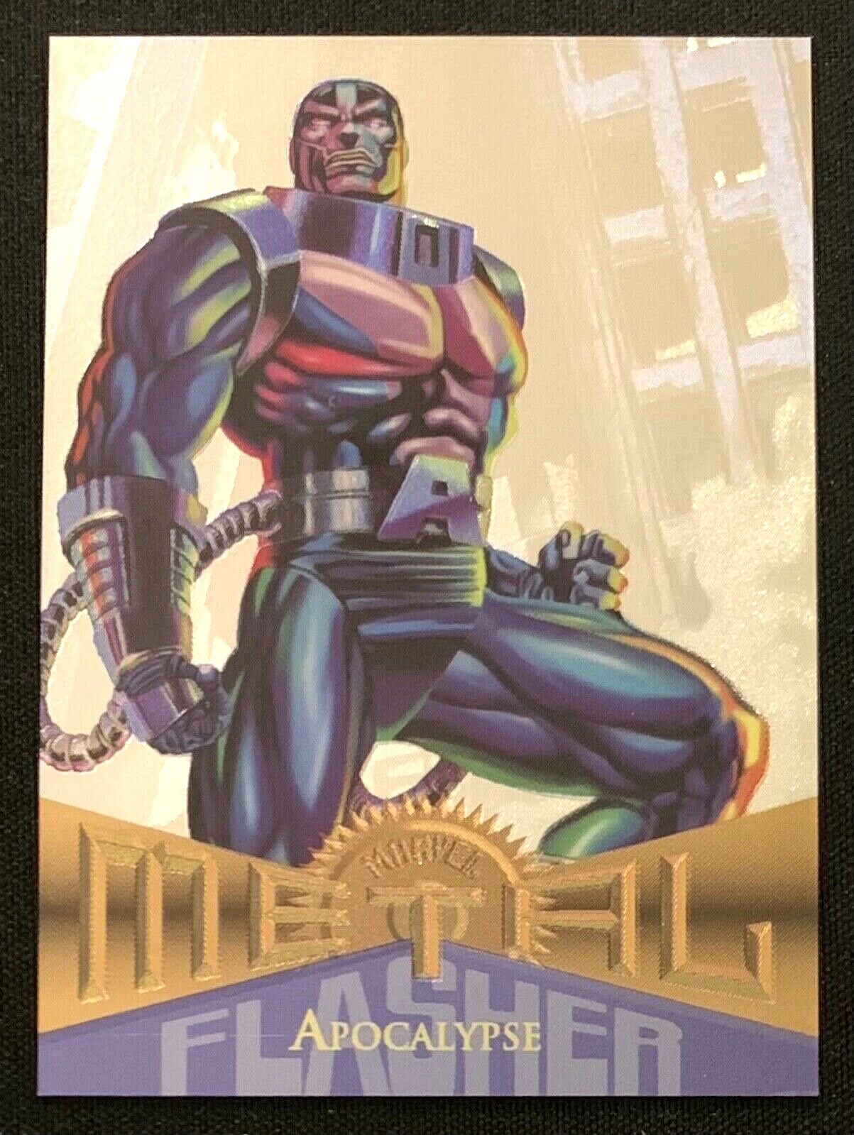 1995 FLEER MARVEL METAL SILVER FLASHERS CARD SINGLES YOU CHOOSE FLASHER ...