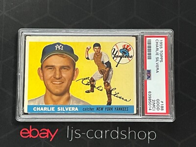 1955 Topps Charlie Silvera DP #188 New York Yankees PSA 2(MC) J1 | eBay