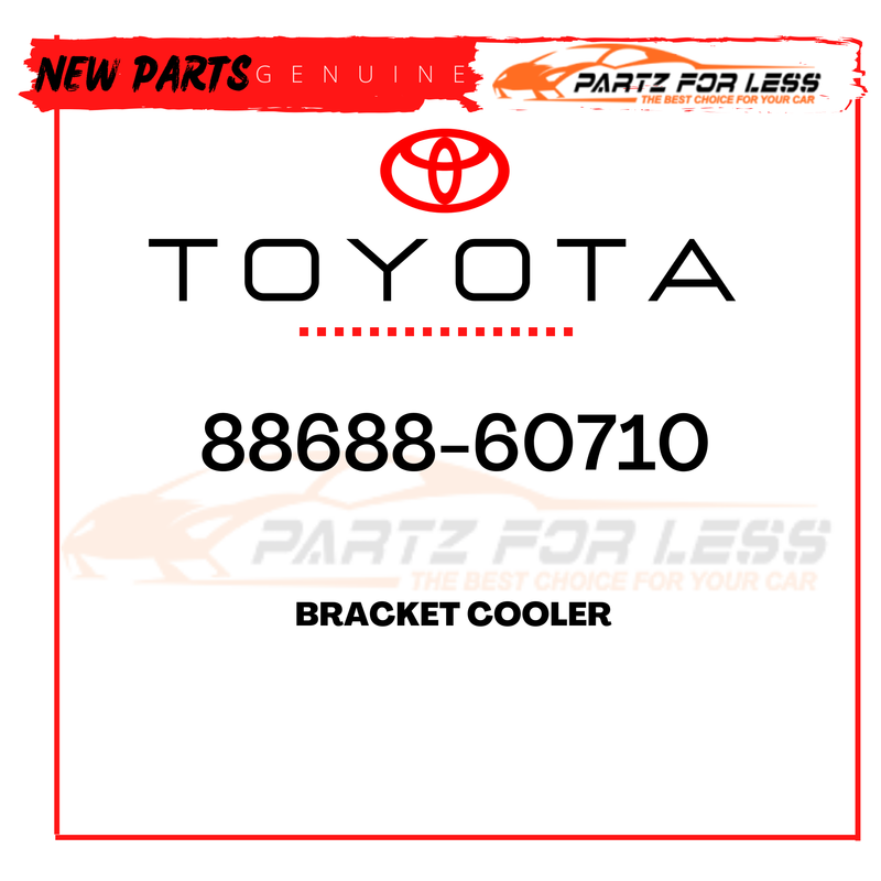 88688-60710 TOYOTA GENUINE BRACKET COOLER 8868860710 OEM | eBay