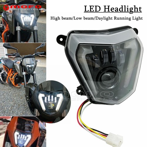 LED Headlight For KTM Duke 690,Duke 690R 2012 2013 2014 2015 2016 2017 ...