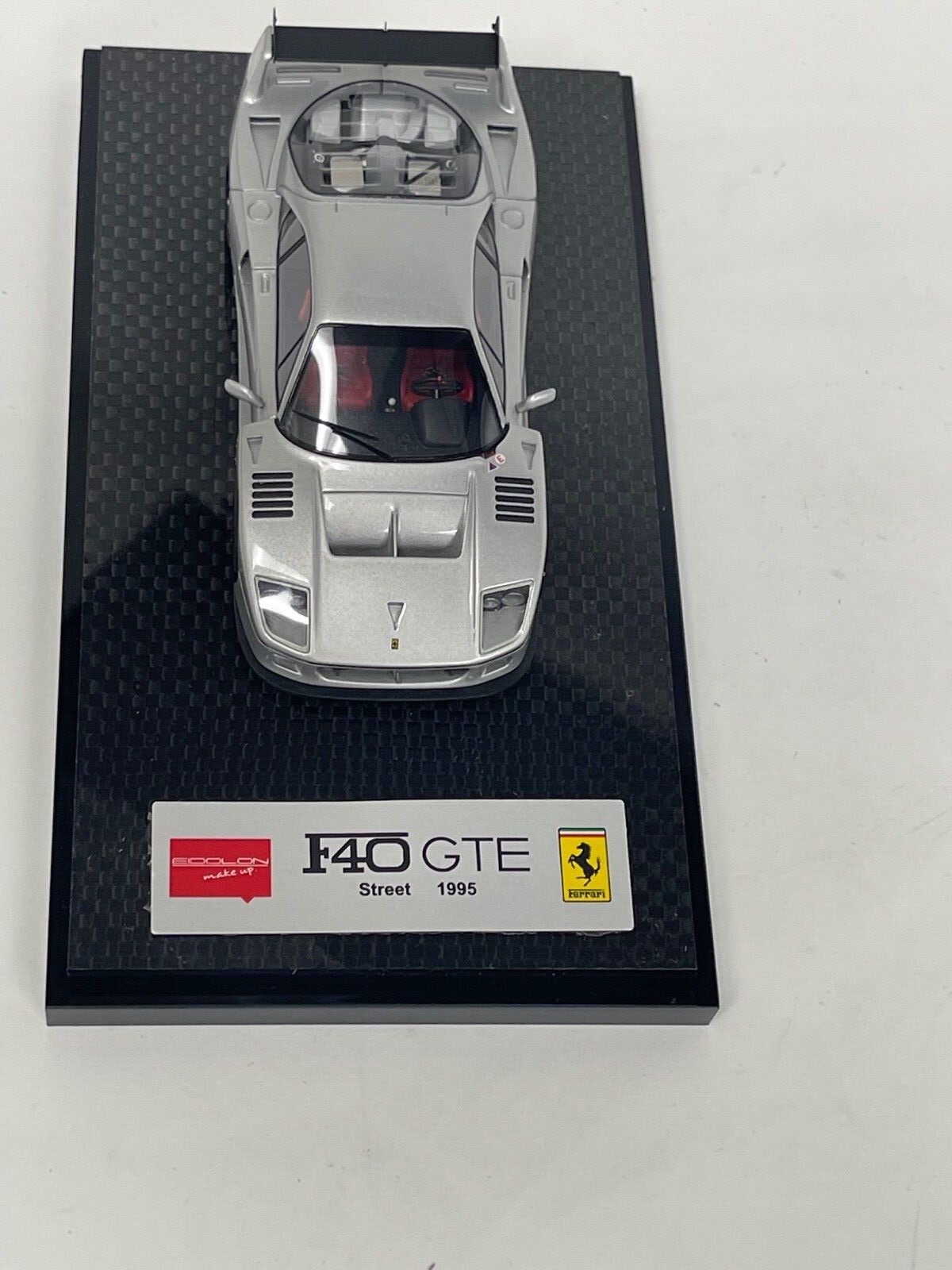 1/43 Eidolon Make up Ferrari F40 GTE Street in Silver 1995 300 pieces ...