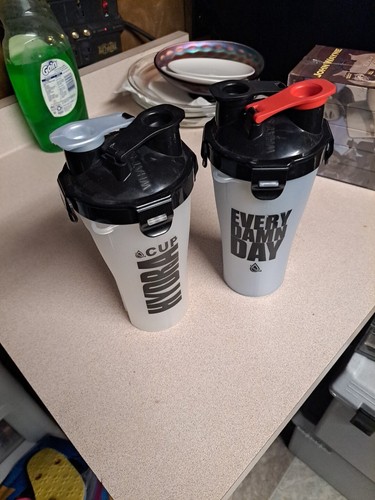 Hydra Cup Pro Flow [2 Pack] Shaker Bottles For Protein Shake Shaker ...