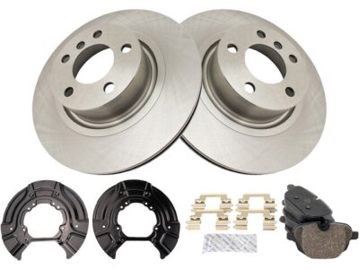 TRQ 24XD14C Rear Brake Pad and Rotor Kit Fits 2015-2016 BMW X4 | eBay