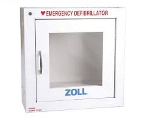 Zoll Deifibrillator Storage Cabient White 8000-0855 Standard Metal Wall ...