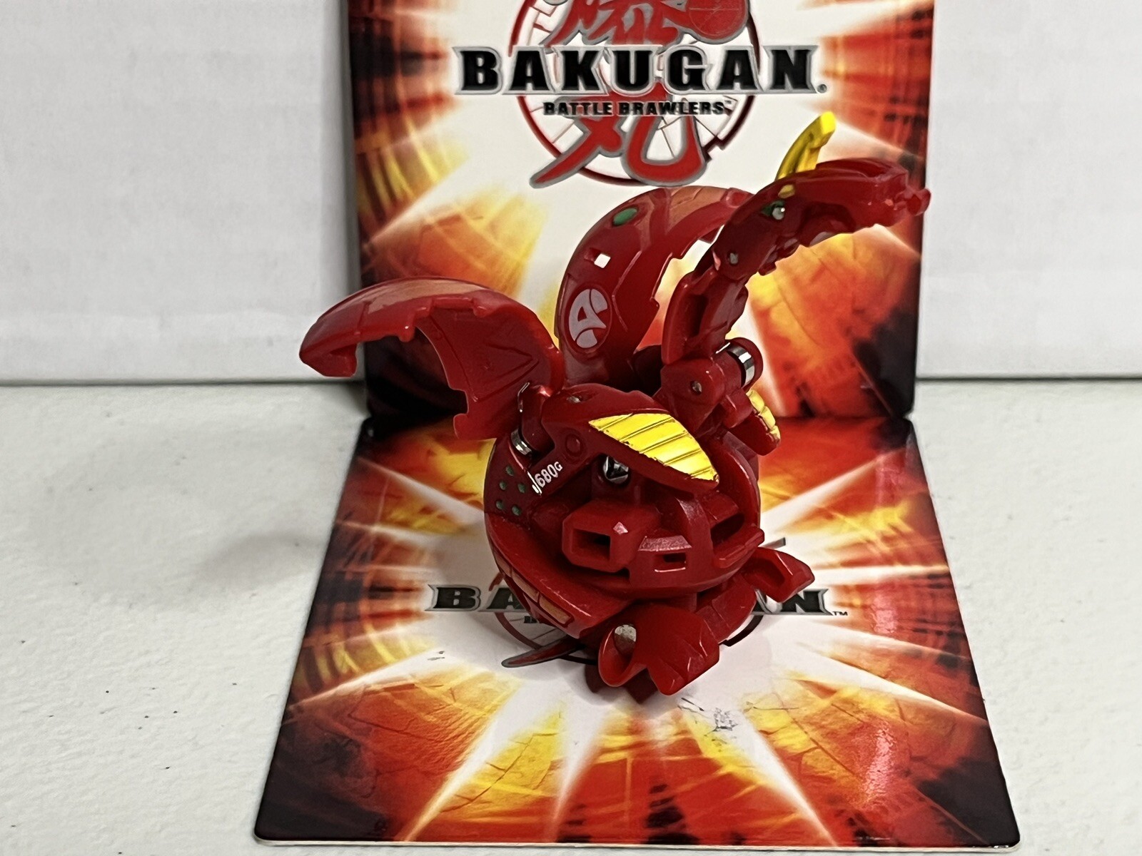 Bakugan Battle Brawlers New Vestroia Red Pyrus Cyborg Helios 620G Free ...