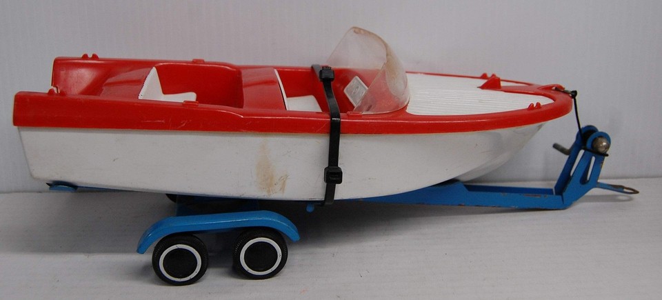 Vintage Tonka Jeep with Clipper Boat & Trailer 60s *Incomplete* | eBay