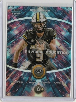 2025 Bowman Chrome Football Beau Pribula PE-14 Physical Education SSP ...
