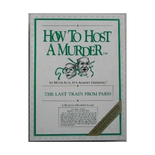 Decipher How To Host A Murder Last Train from Paris (1st Ed) Box Fair ...