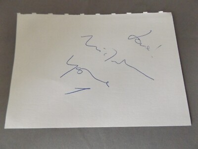 HAND SIGNED 6" x 4" AUTOGRAPH BOOK PAGE - MICHELLE GAYLE - ACTRESS ...