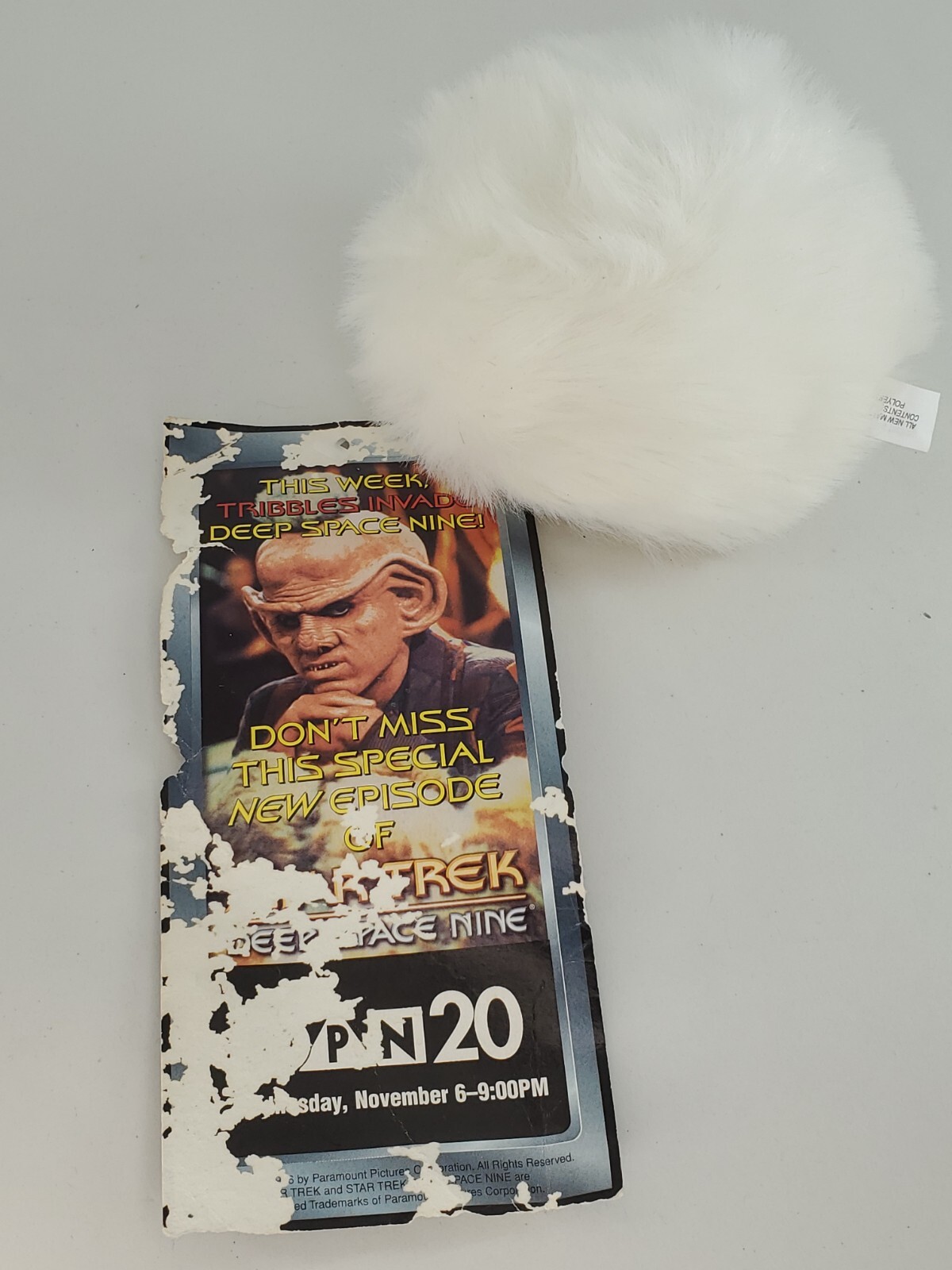 Star Trek Tribble Deep Space Nine Plush Toy 4” NWT Vintage 1996 ...