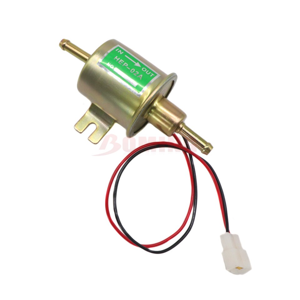HEP-02A Inline Fuel Pump 12v Electric Transfer Low Pressure Gas Diesel ...