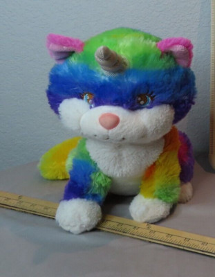 HALLMARK Unicorn Kitty Neon Rainbow Plush Stuffed Animal Unikitty (310 ...