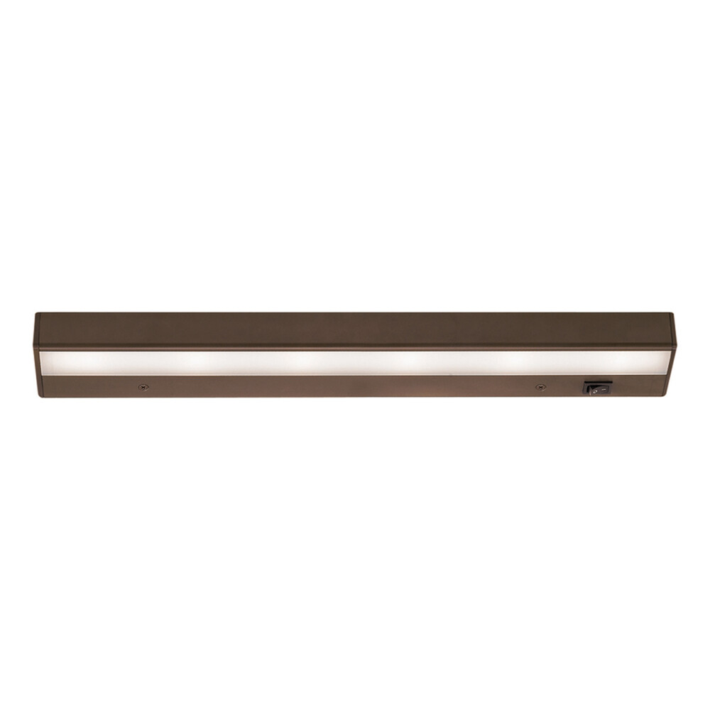WAC Under Cabinet Lighting BA-LED6-BB LED LGT BAR 18INCH 6X1W 3000K ...