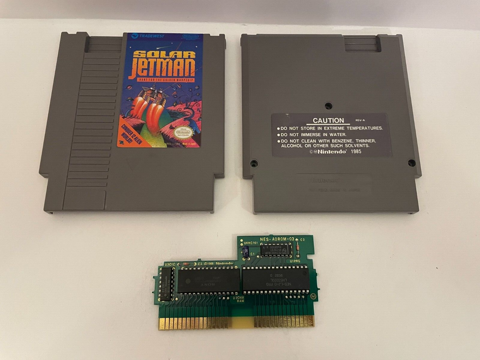 Solar Jetman: Hunt for the Golden Warpship (NES, 1990) Cleaned Tested ...