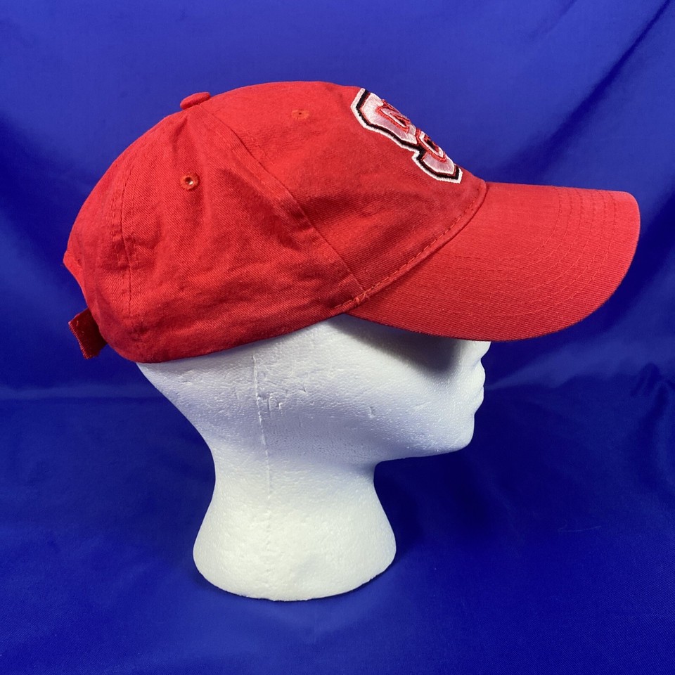 NC State Wolfpack Baseball Cap Men’s OSFM Red – Strapback Embroidered ...