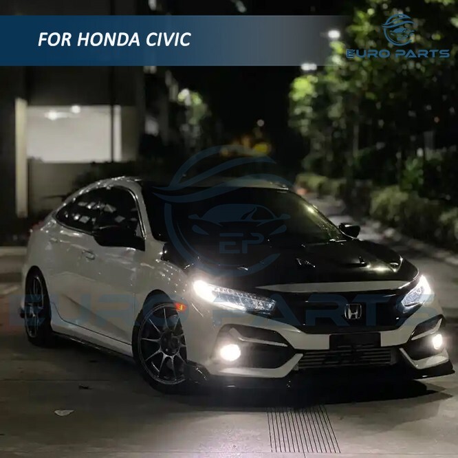 For 2019-2021 Honda Civic FC1 Upgrade To Type R Style Front Bumper Kit ...