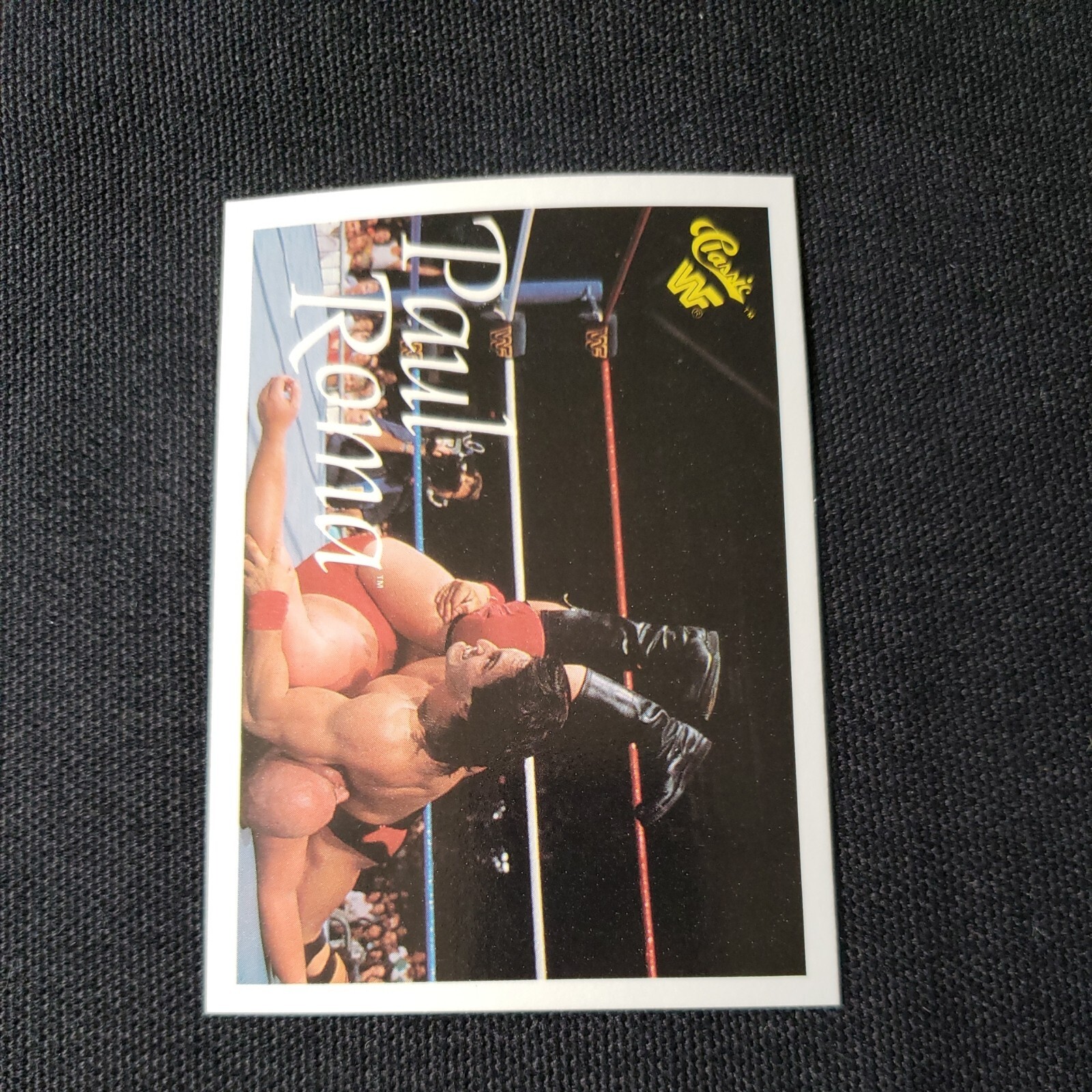 1990 Classic WWF #98 Paul Roma Wrestling Card | eBay