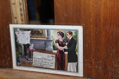 Antique Postcard Free US Shipping Naughty Cheating Couple Newspaper | eBay