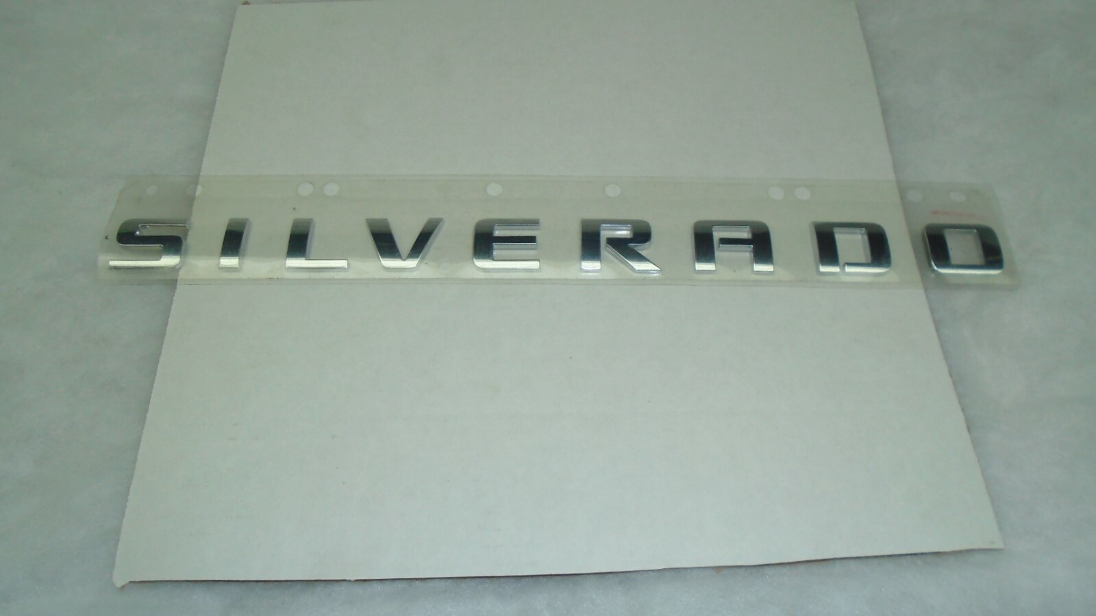 OEM Chrome Silverado 1500 Emblem Badge letter 3D Emblem 2500HD New 1 Pc ...