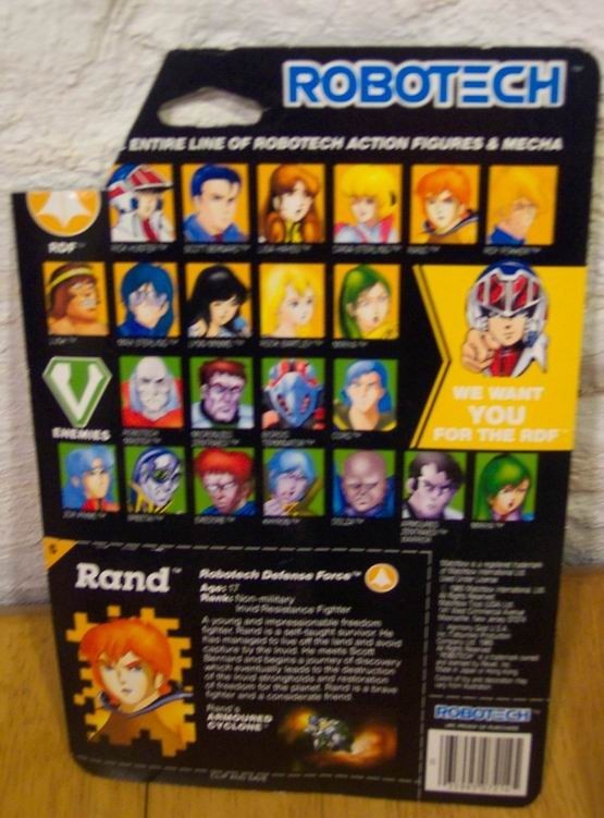 1985 ROBOTECH RAND Matchbox ACTION FIGURE TOY NEW | eBay