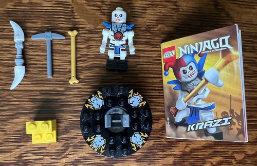 LEGO Ninjago 2116 KRAZI Black Spinner - 100% Complete With Trading Card ...