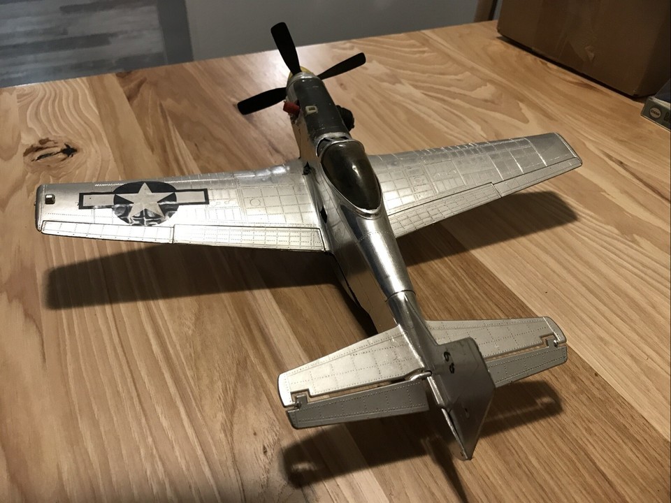 Testors P51 Mustang Gas Powered Model Tether Plane 1970 Fly’em | eBay