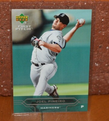UD FIRST PITCH BASEBALL CARD 2005 PACK TO PENNY SLEEVE MARINERS JOEL ...